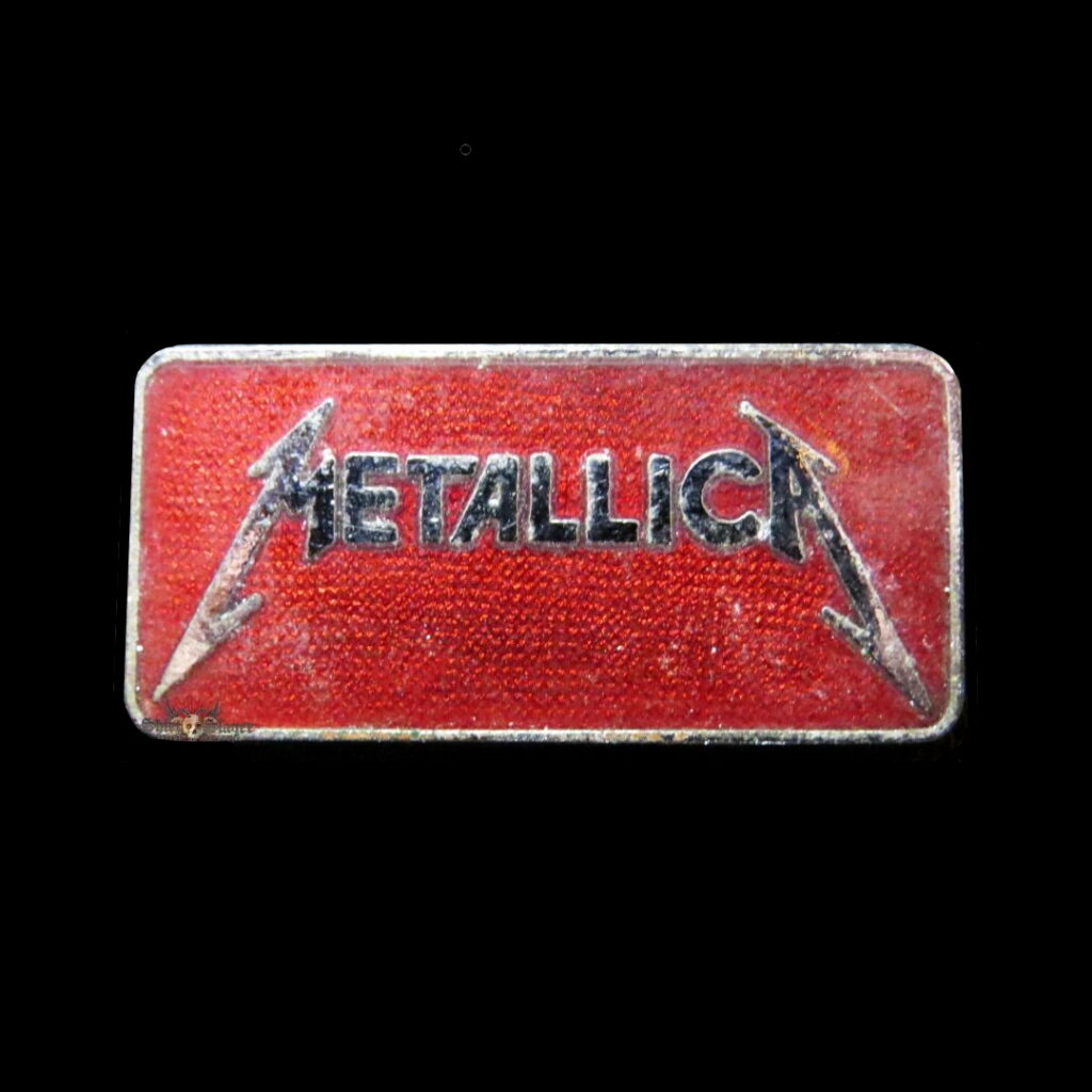 Metallica Kill 'Em All Logo Rectangular Enamel Pin - Pin 'Em All