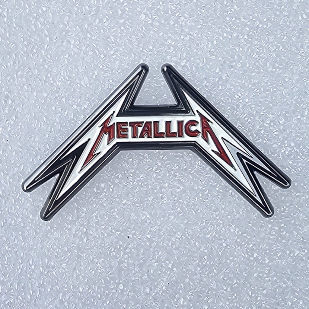 Metallica No Life 'Til Leather Logo Enamel Pin - Pin 'Em All